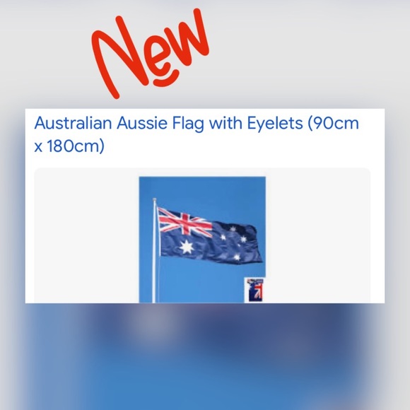 Wall Decor | New Aussie Flag With Eyelet Plastic Flag | Poshmark